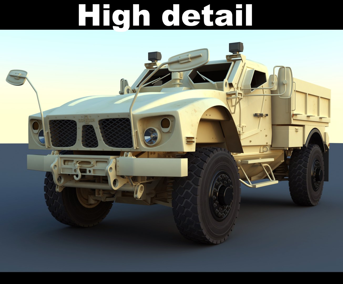 3d M-atv Utility Vehicle Model