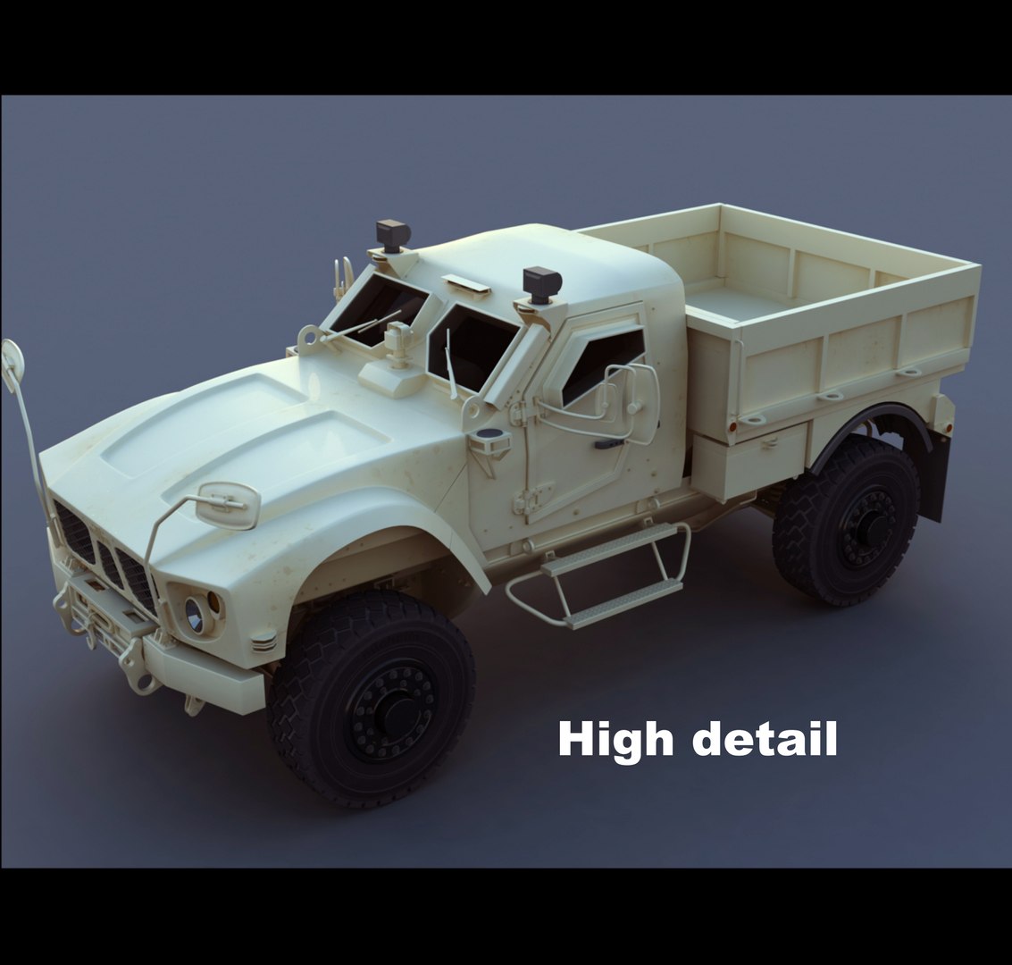 3d M-atv Utility Vehicle Model