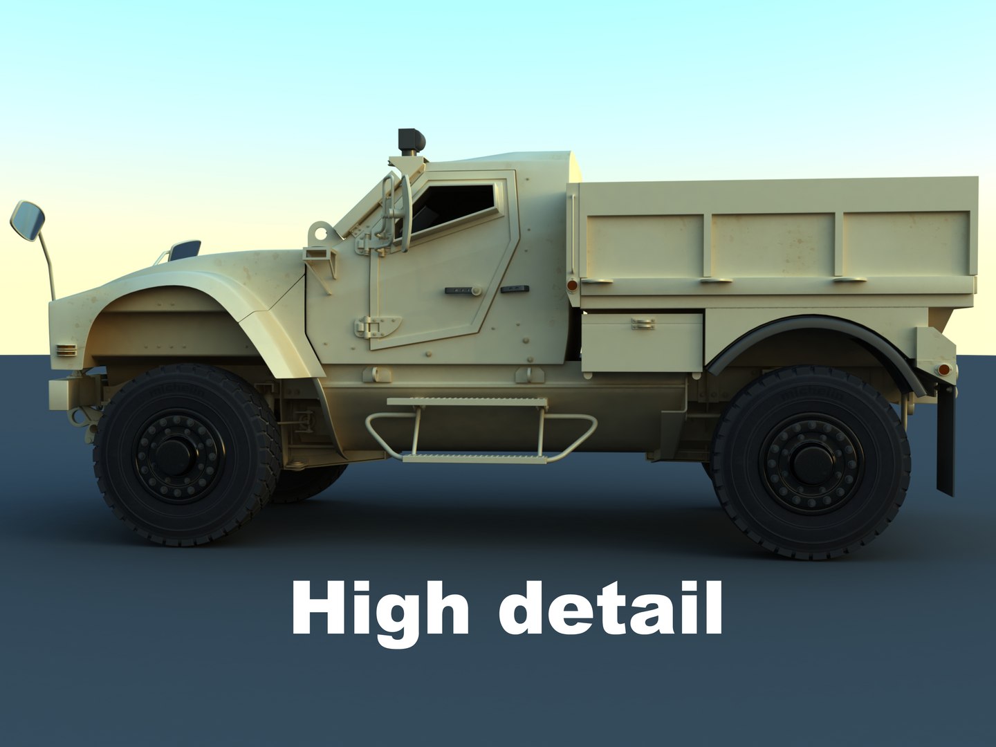 3d M-atv Utility Vehicle Model