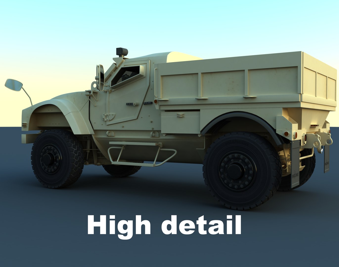 3d M-atv Utility Vehicle Model