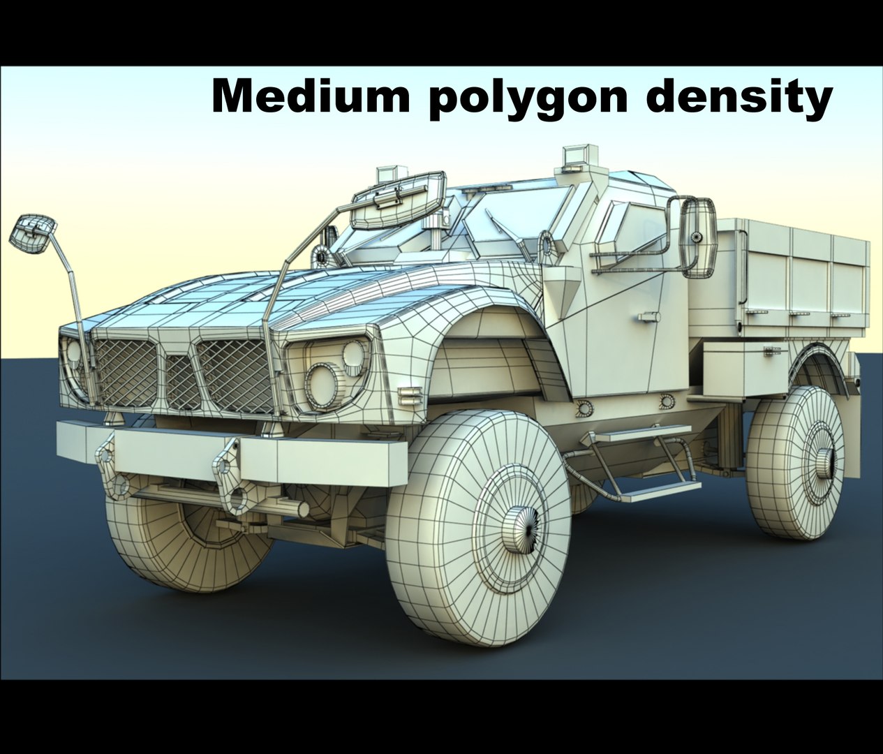 3d M-atv Utility Vehicle Model