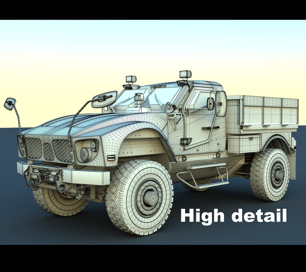 3d M-atv Utility Vehicle Model