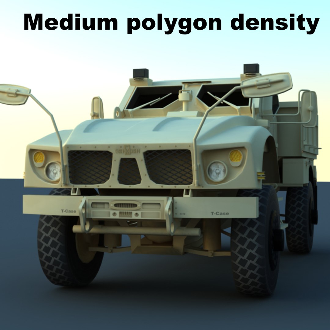 3d M-atv Utility Vehicle Model