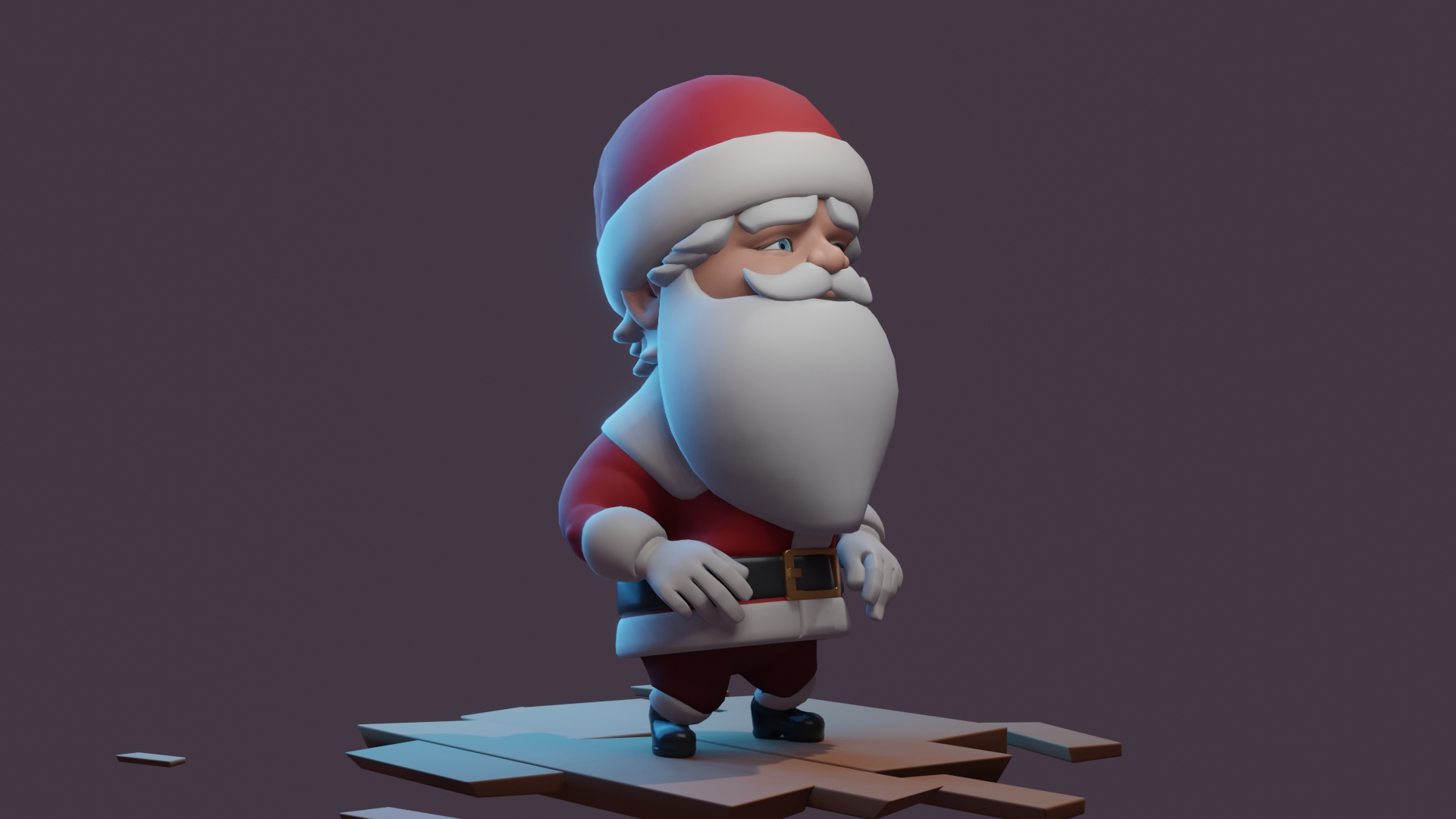 Santa Claus Stylized Cartoon 3D Model 3D Model - TurboSquid 1808887