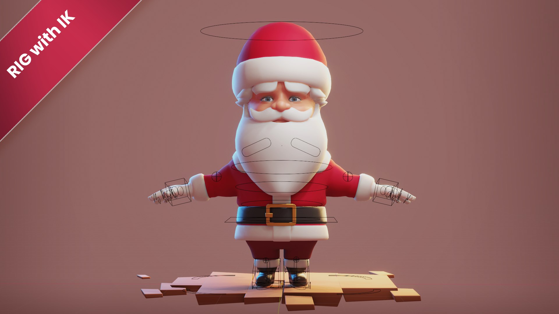 Santa Claus Stylized Cartoon 3D Model 3D Model - TurboSquid 1808887