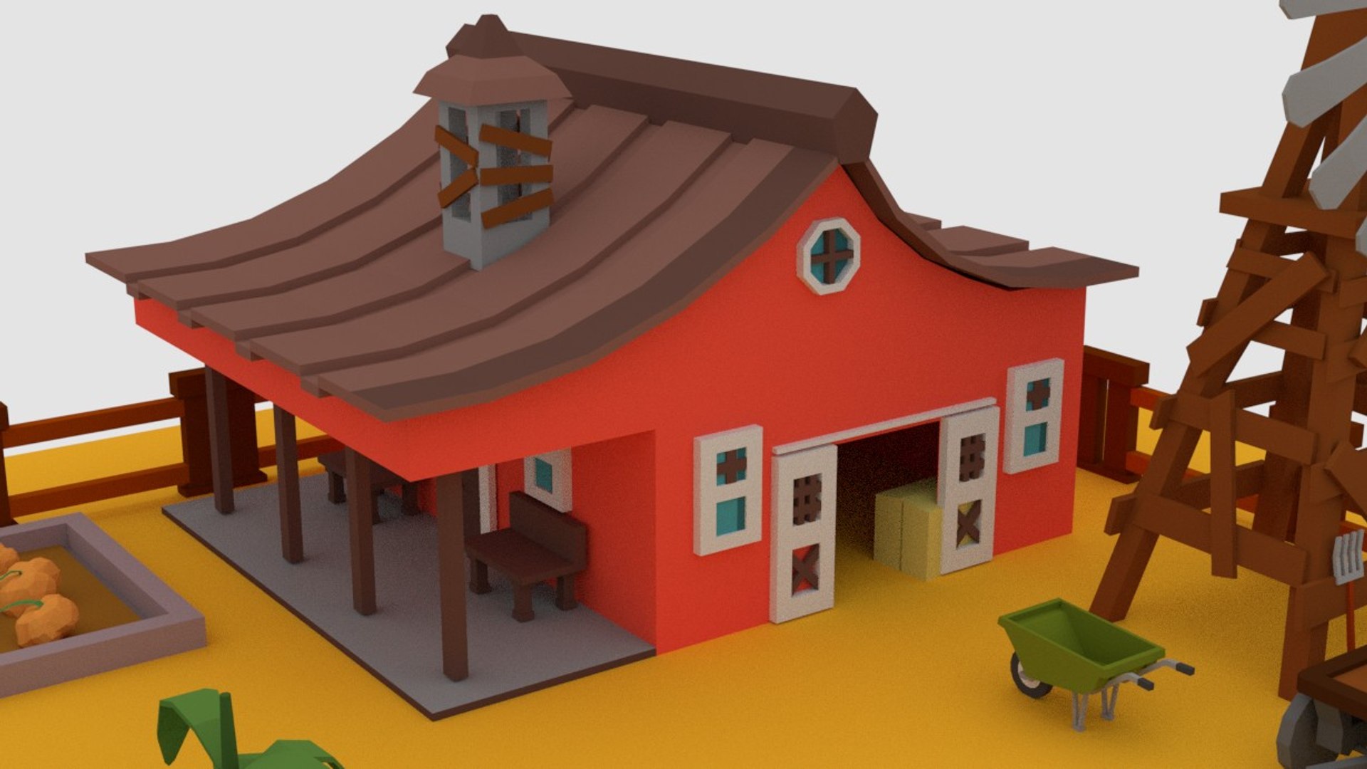 Free 3D Model Farm Pack - TurboSquid 1469993