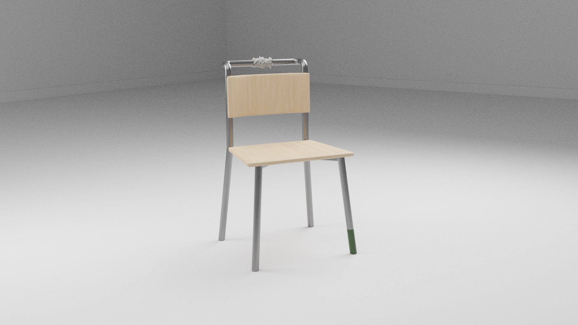 School Chair Model - TurboSquid 2382101