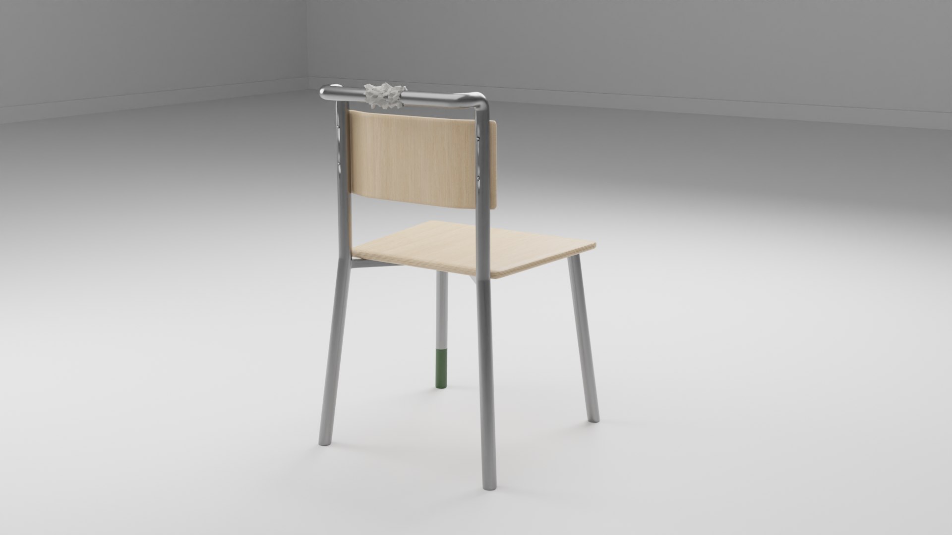 School Chair Model - TurboSquid 2382101