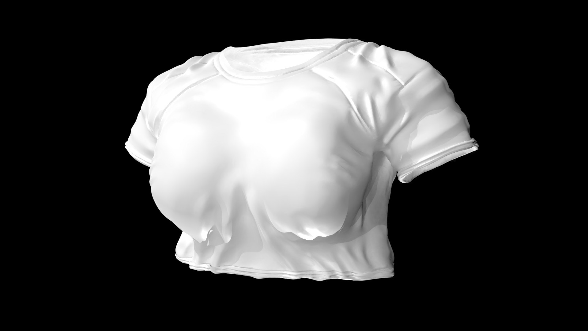 3D Crop Top - TurboSquid 1853907