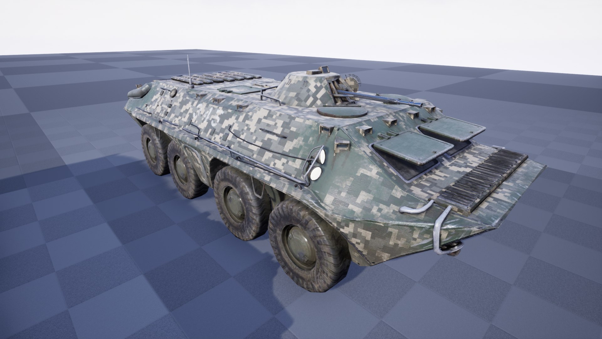 Functional 6 Versions APC Military Vehicle 3D Model - TurboSquid 1984531