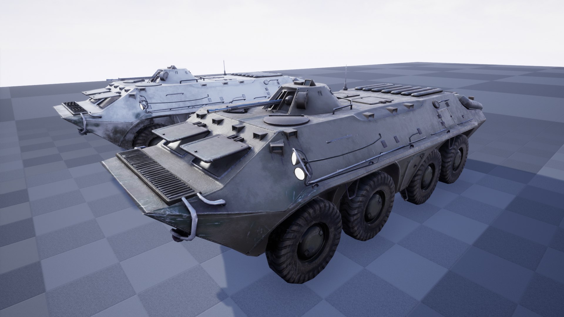 Functional 6 Versions APC Military Vehicle 3D Model - TurboSquid 1984531