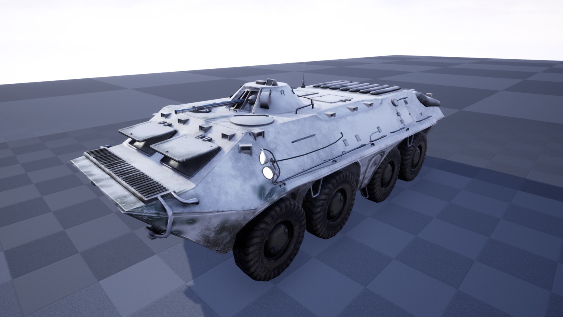 Functional 6 Versions APC Military Vehicle 3D Model - TurboSquid 1984531