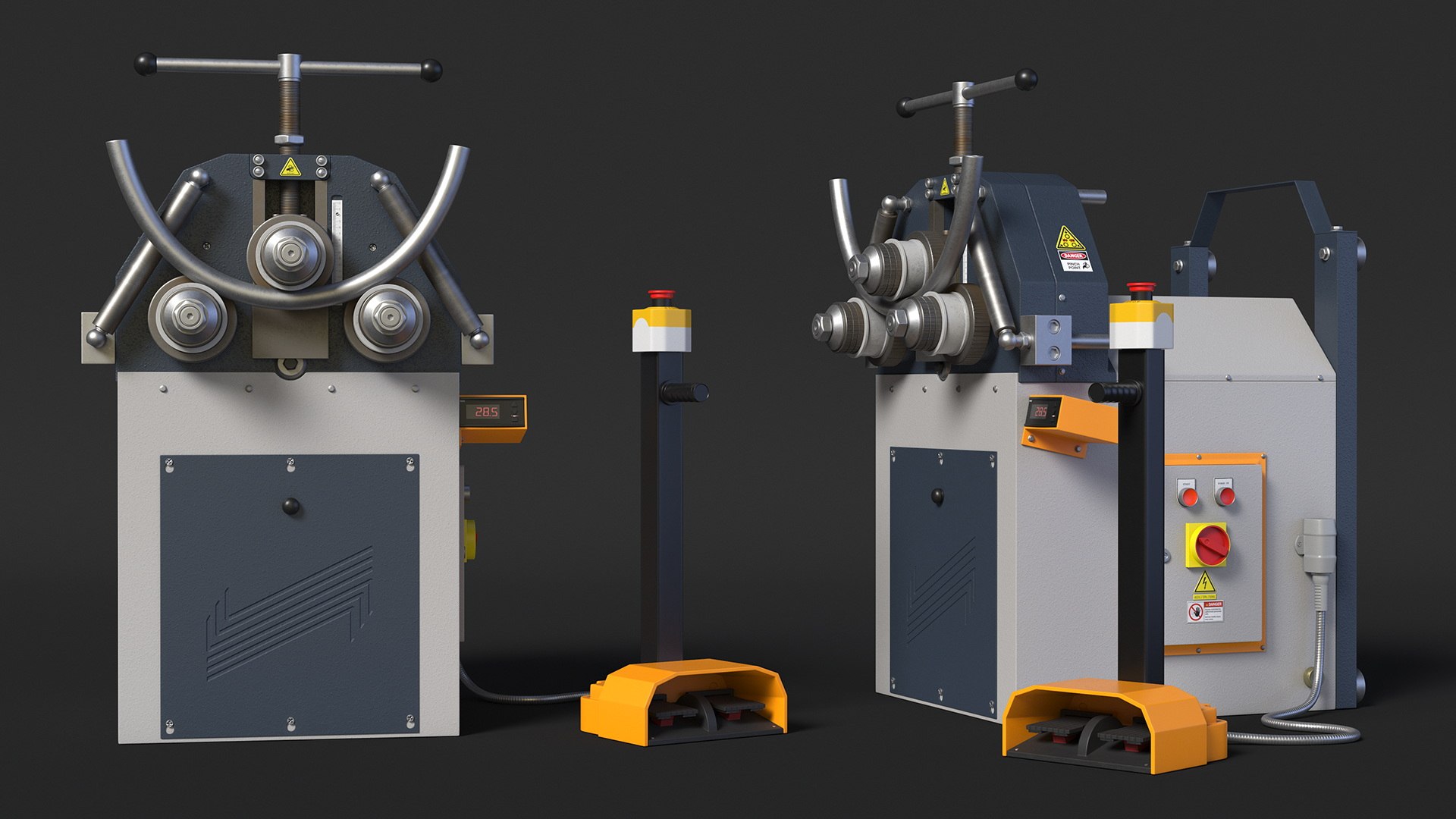 Pipe Bending Machine Model - TurboSquid 2243557