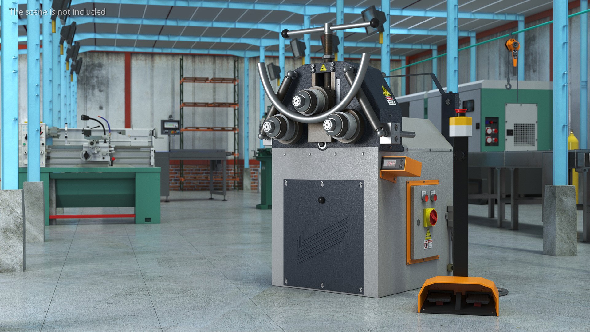 Pipe Bending Machine Model - TurboSquid 2243557