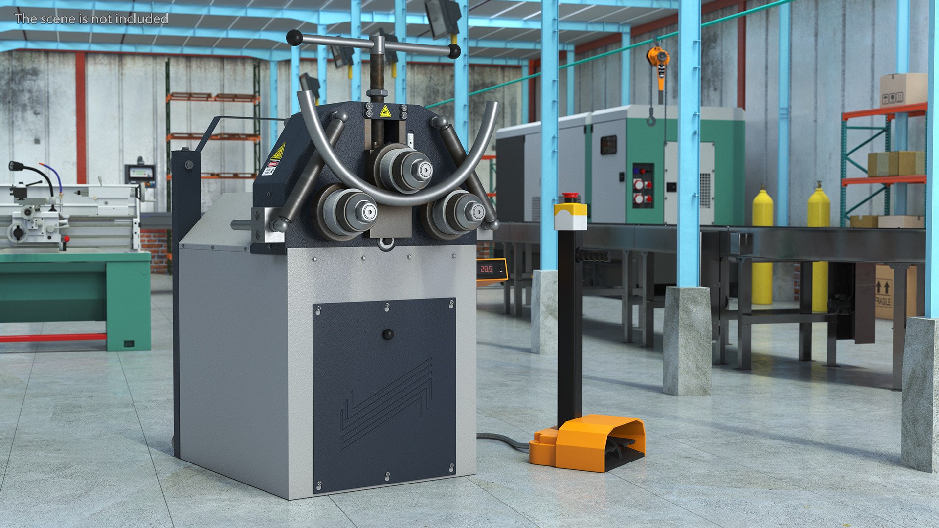 Pipe Bending Machine Model - TurboSquid 2243557