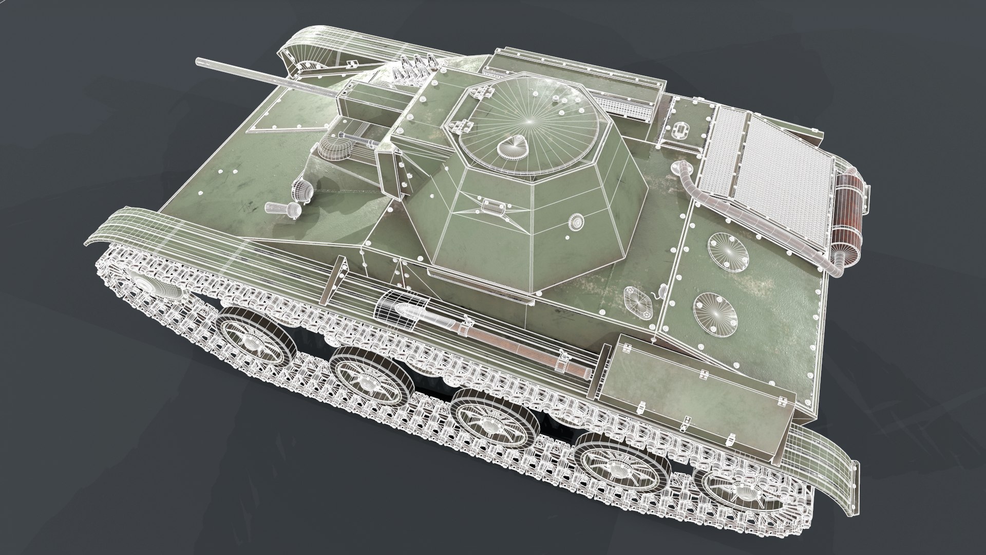 Light Tank T-60 Clean 3D Model - TurboSquid 1806338