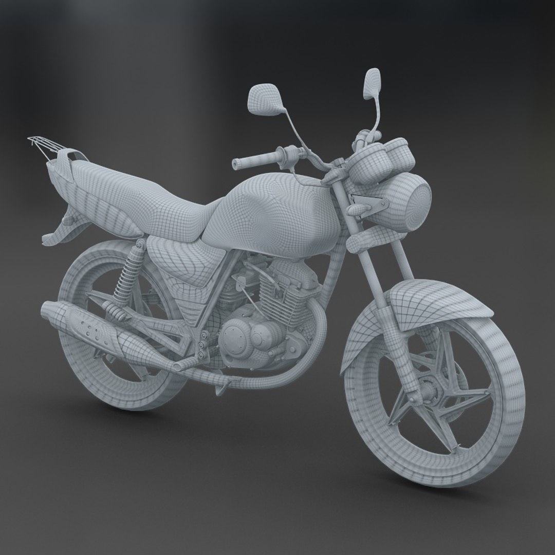 3d Bike Moto Model