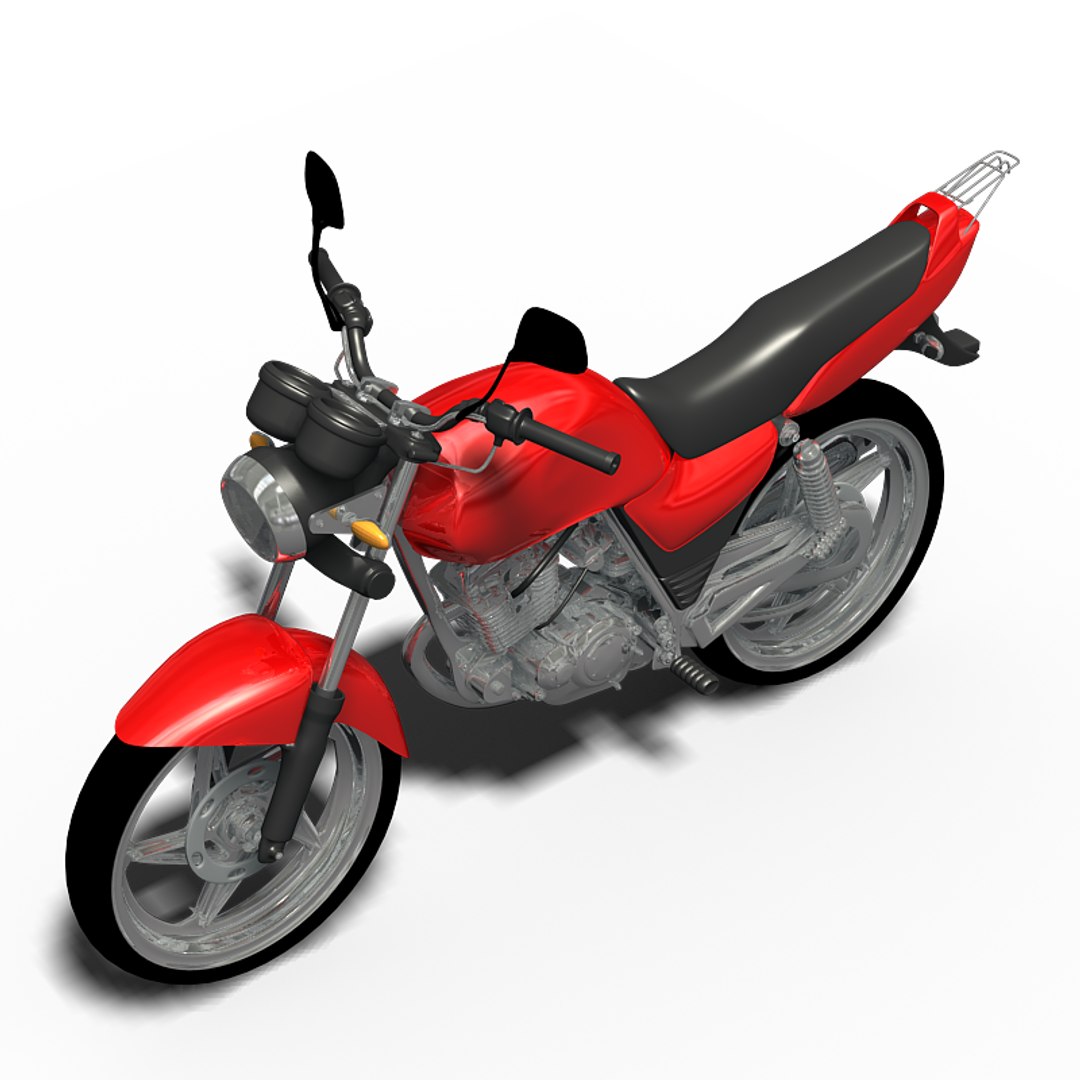 3d Bike Moto Model