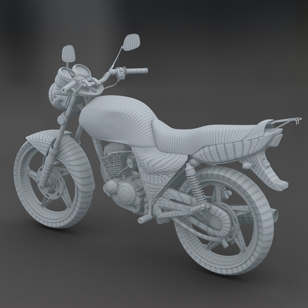3d Bike Moto Model