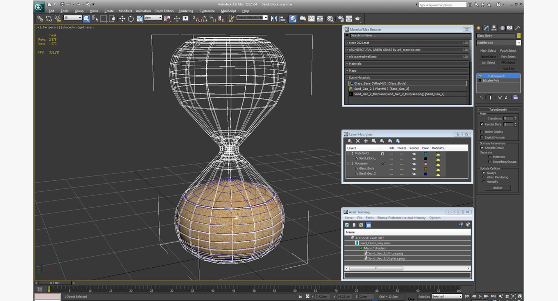 Sand Clock 3D Model - TurboSquid 1297455
