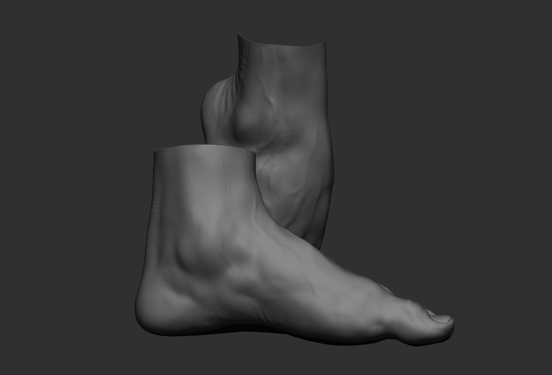Male foot poses 3D model - TurboSquid 1824213