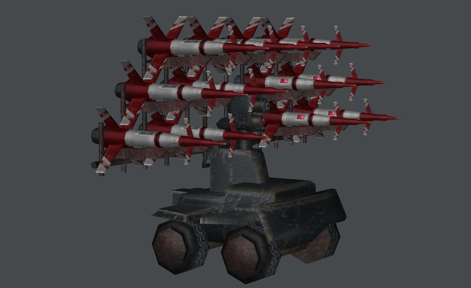 missile launcher mobile 3d model