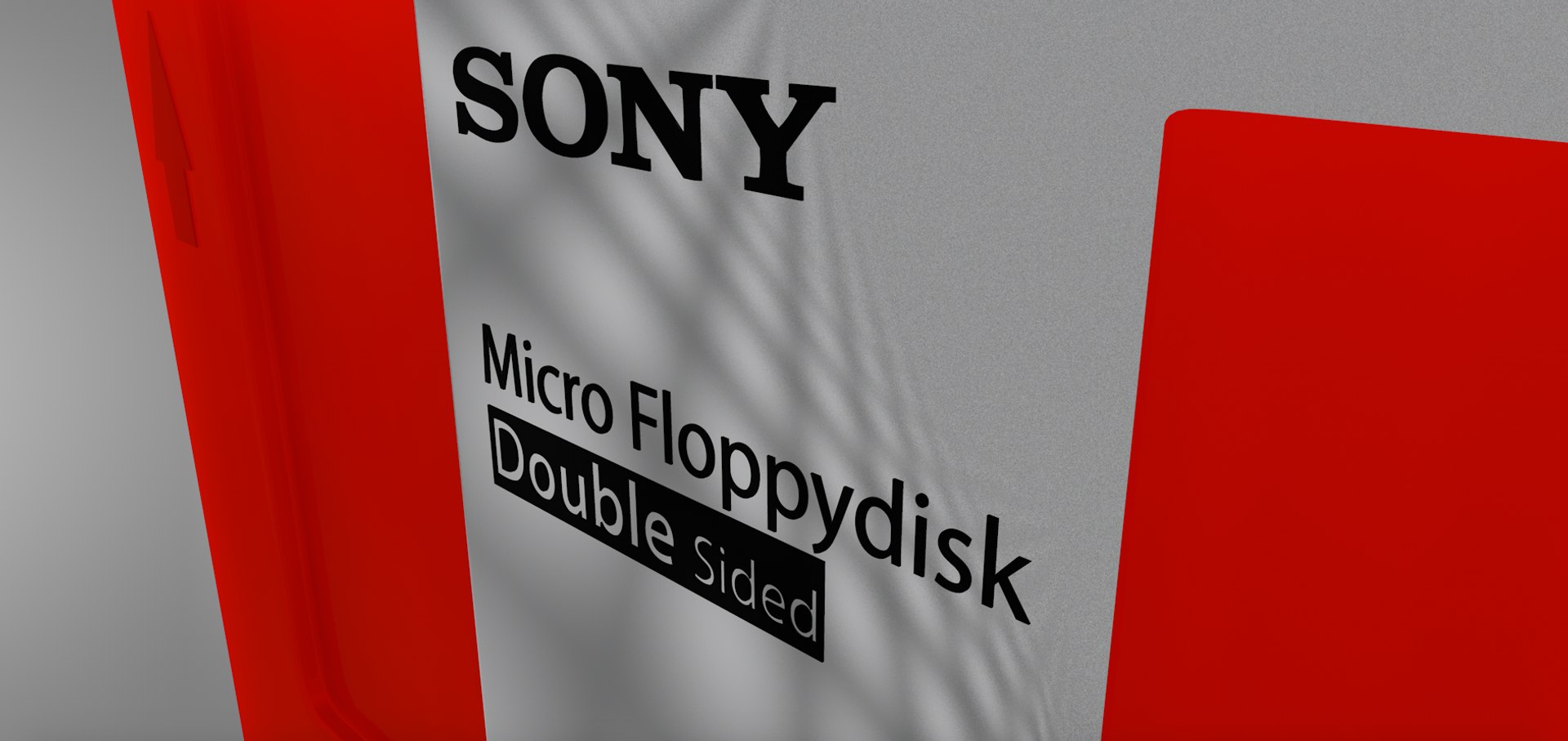3D Sony Floppy Disk Red - TurboSquid 1415672