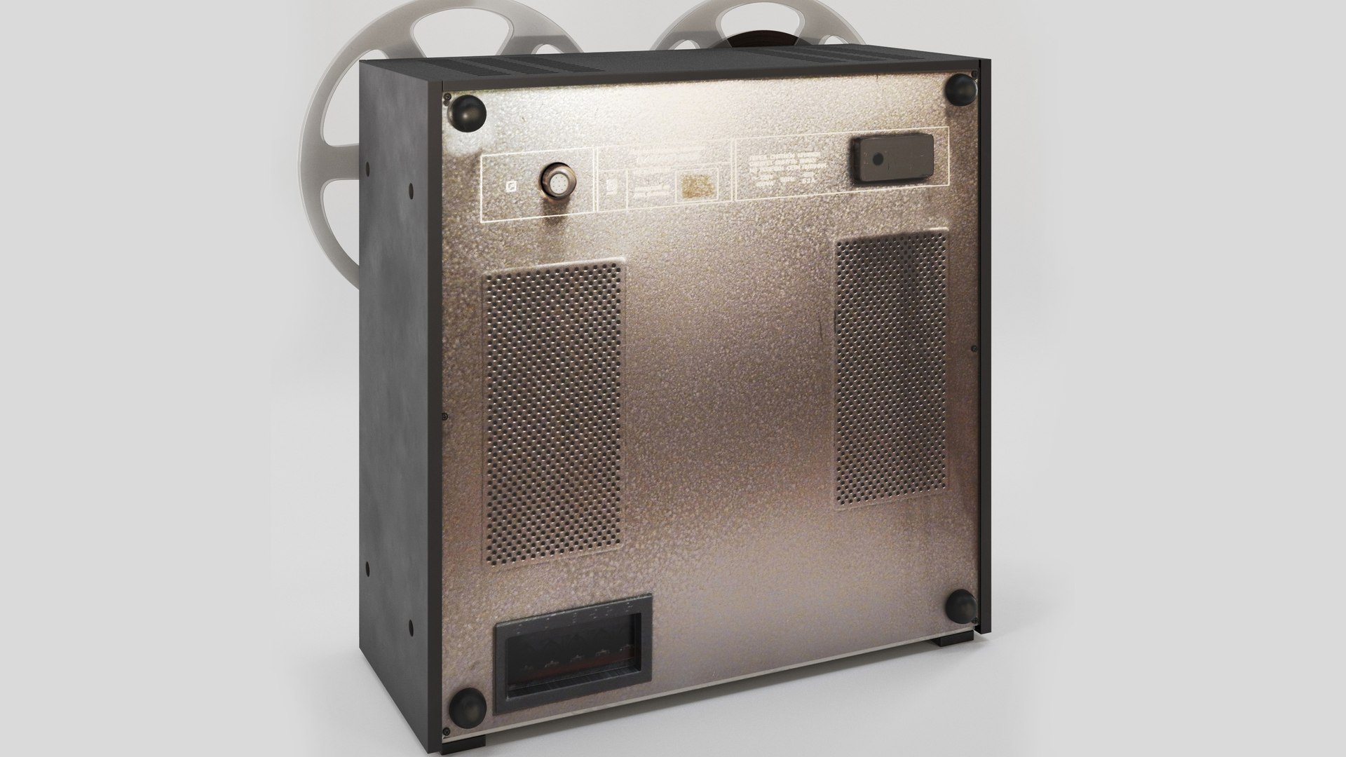 3D Reel-to-reel Tape Recorder Olympus 702 Model - TurboSquid 2205153