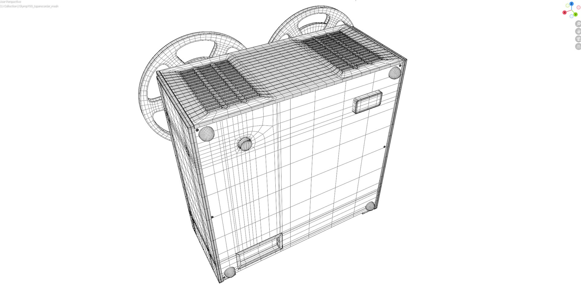 3D Reel-to-reel Tape Recorder Olympus 702 Model - TurboSquid 2205153