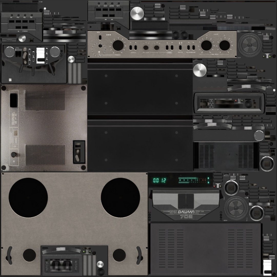3D Reel-to-reel Tape Recorder Olympus 702 Model - TurboSquid 2205153