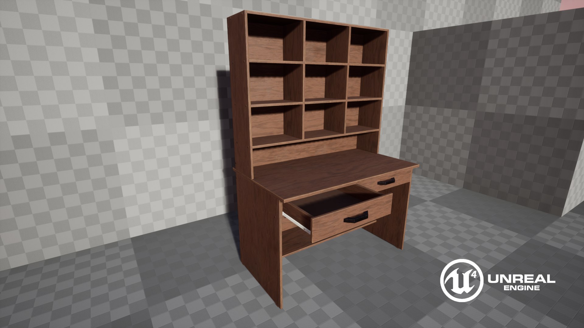 3D model low-poly old table - TurboSquid 1592941