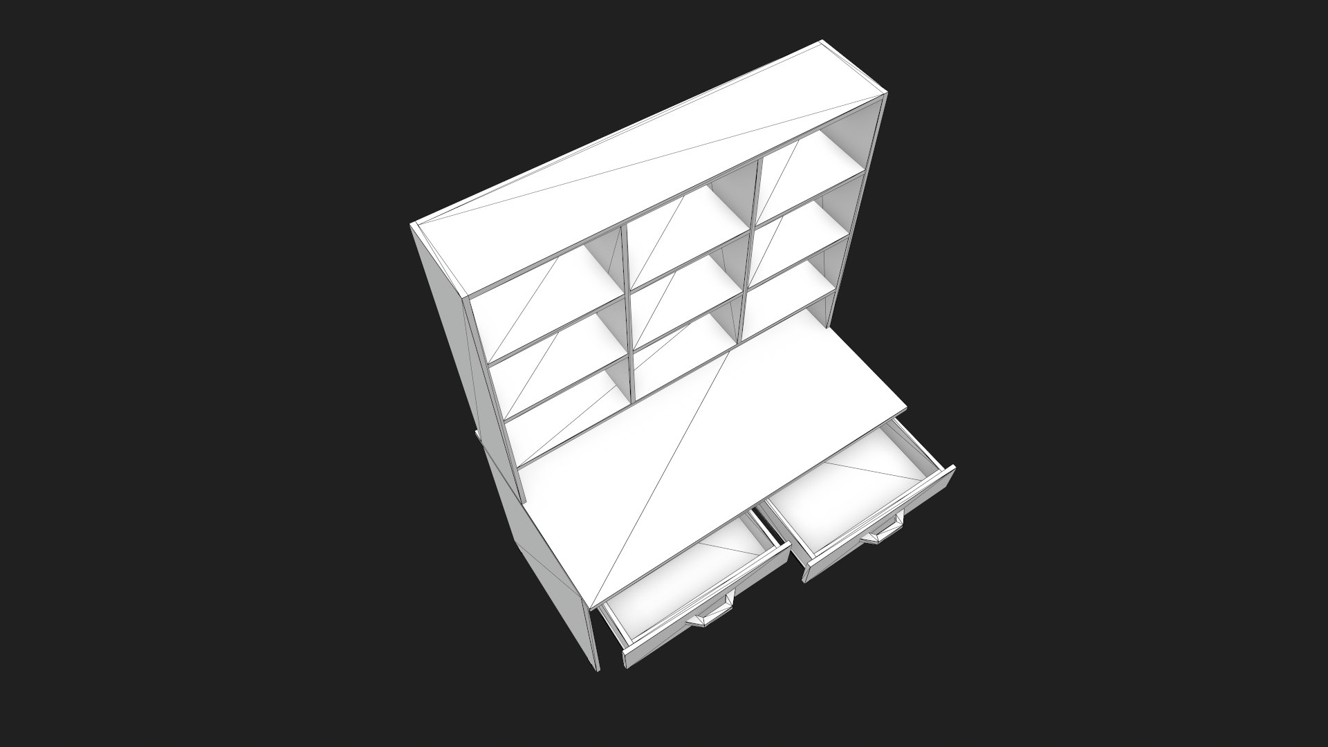 3D model low-poly old table - TurboSquid 1592941