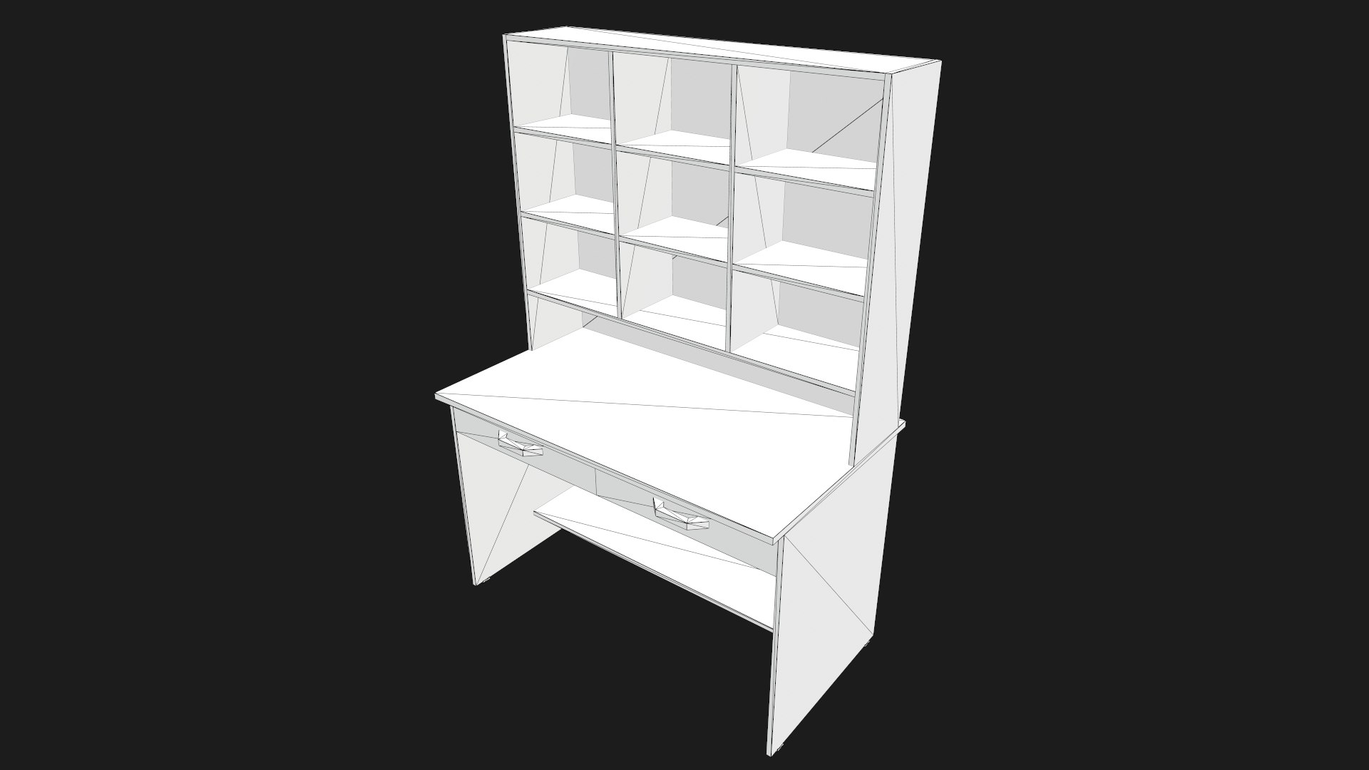 3D model low-poly old table - TurboSquid 1592941