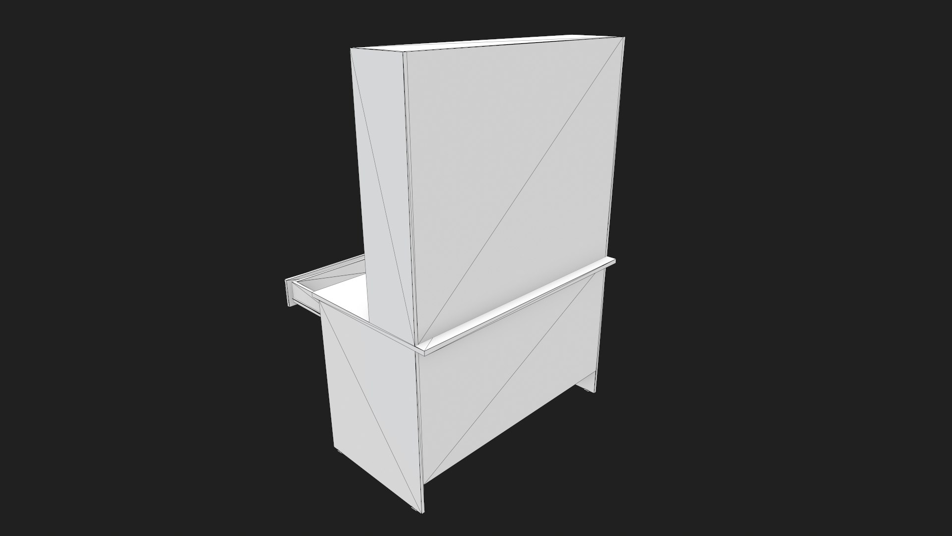 3D model low-poly old table - TurboSquid 1592941