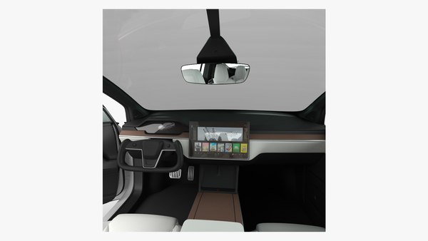 modelo 3d Tesla Model X with HQ interior 2021 - TurboSquid 2017144