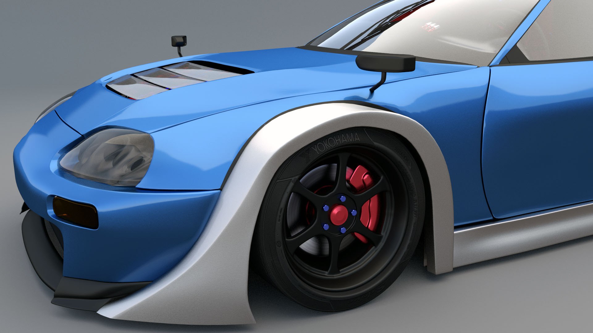 3d Model Toyota Supra Racing