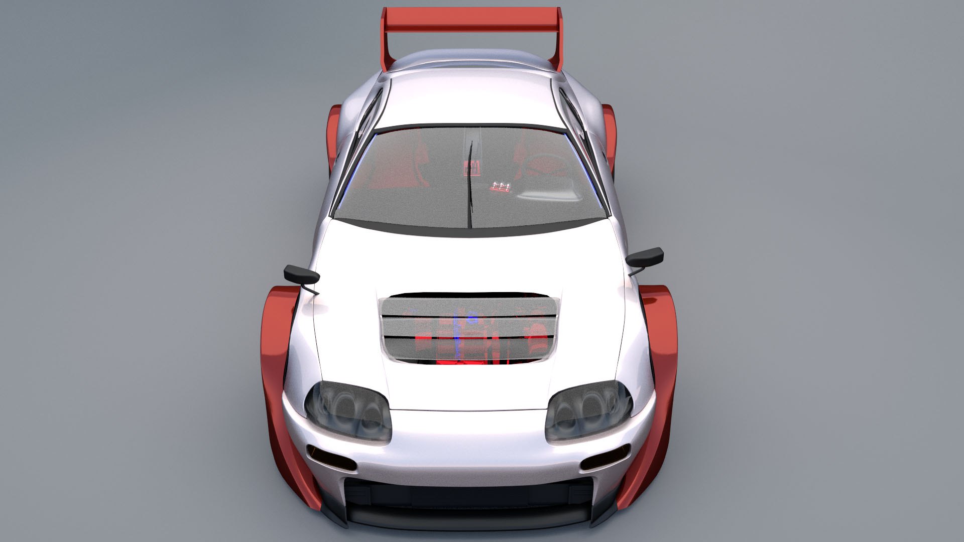 3d Model Toyota Supra Racing