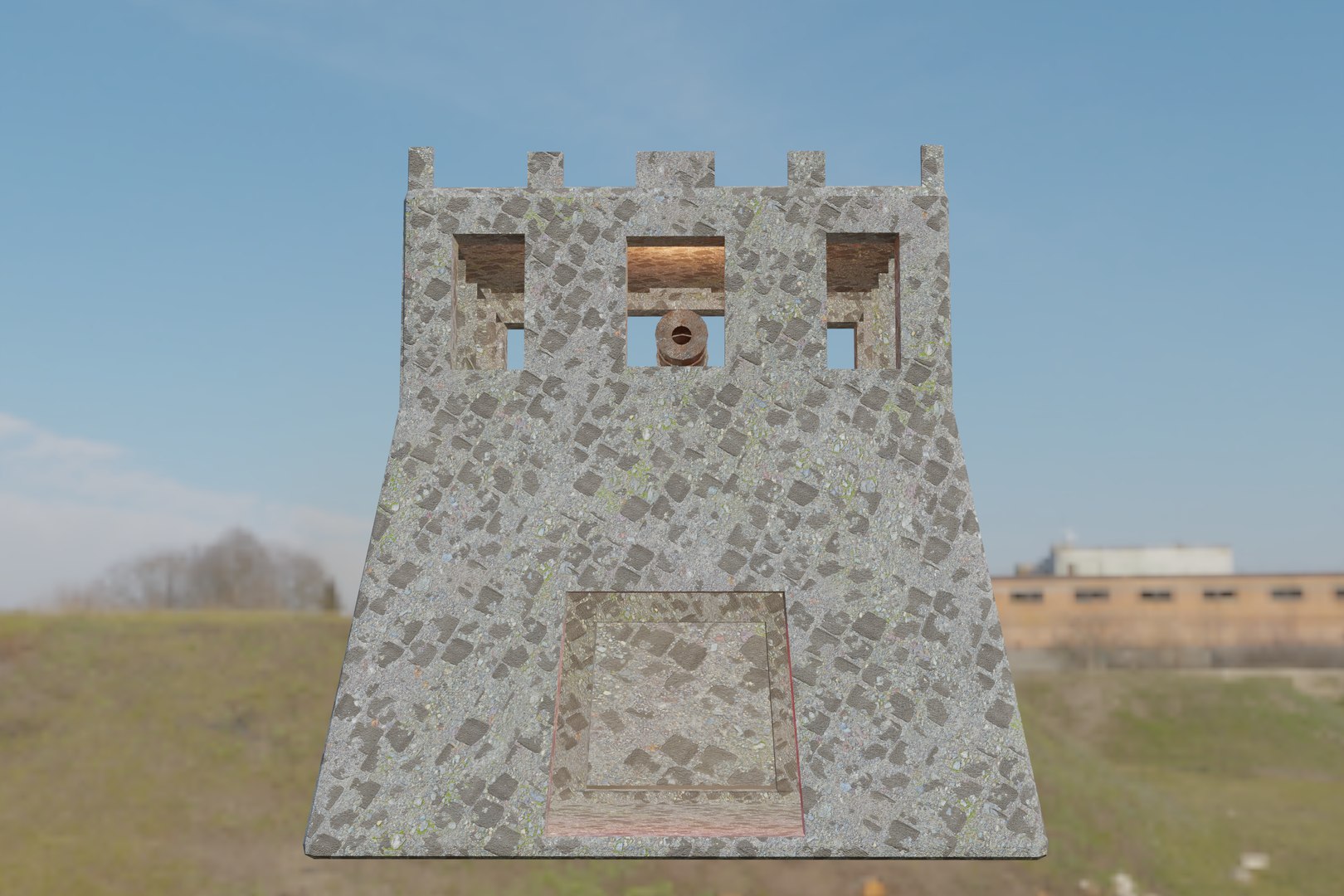 Ancient tower 3D model - TurboSquid 1620109