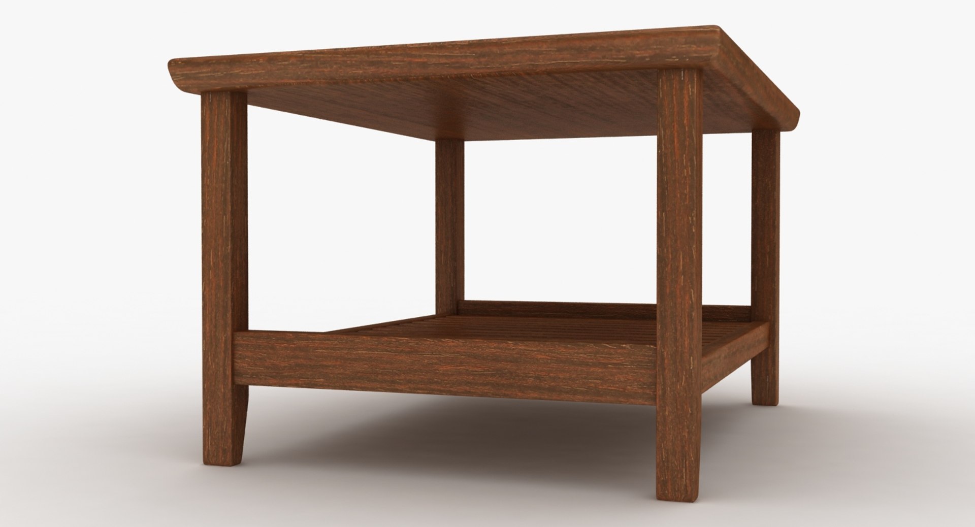 Wooden Teapoy Table 04 3D Model - TurboSquid 1332361