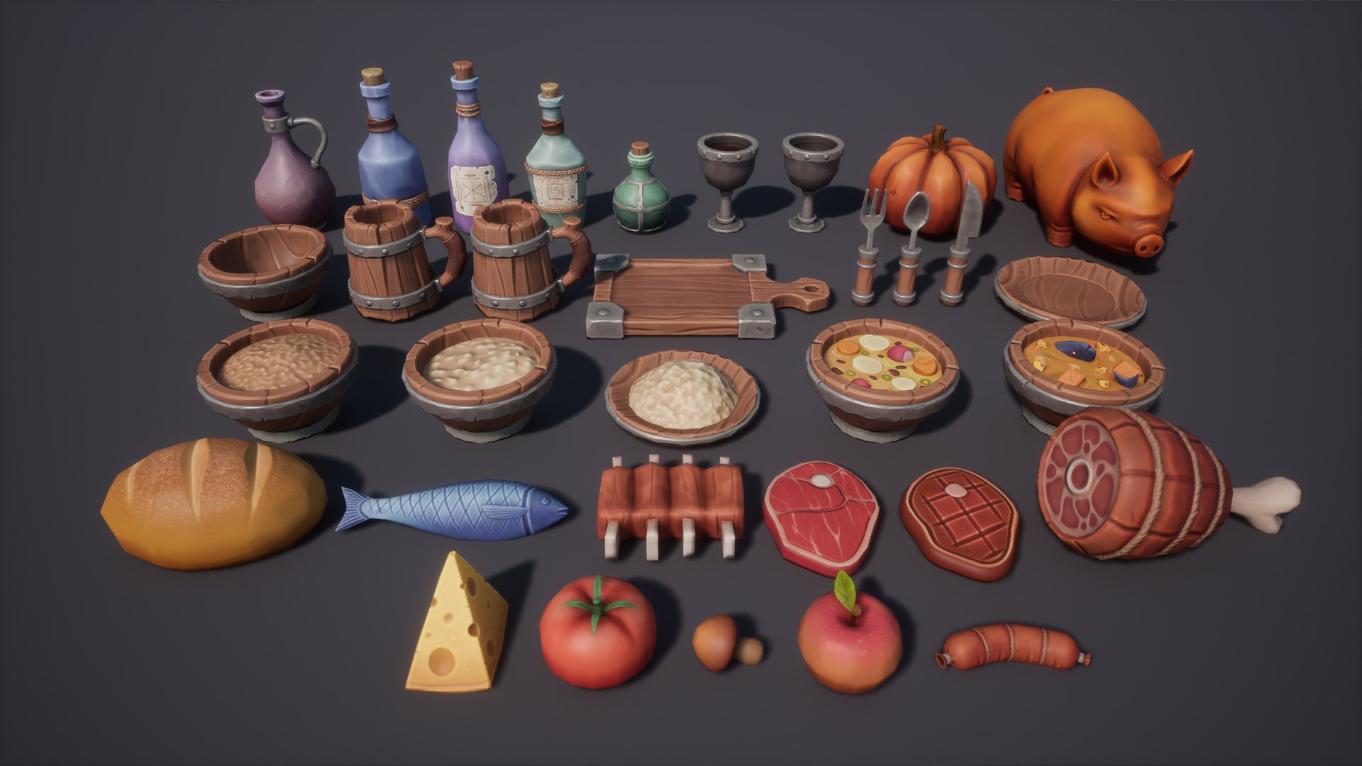 Stylized Dungeons - 3D Low Poly Pack For Unity And Unreal Engine 3D ...