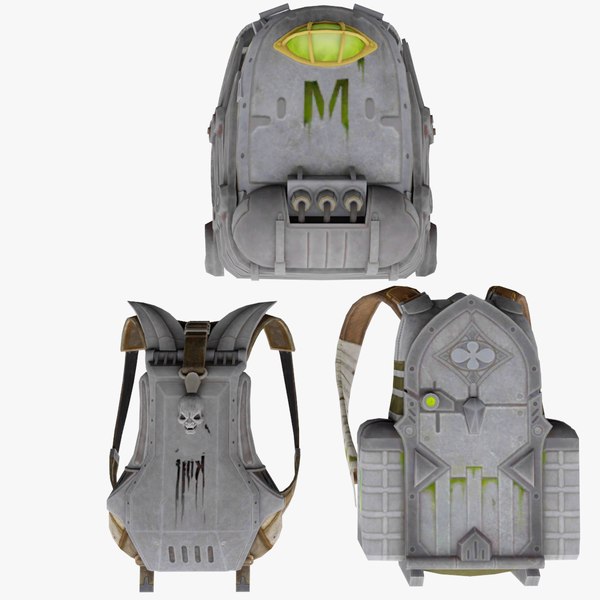 Bag 3x Biometal backpack 3D model - TurboSquid 1815988