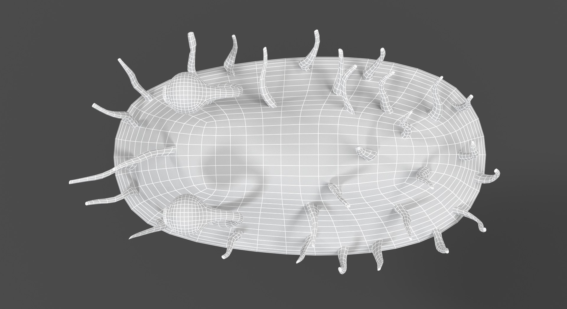 3D Cartoon Bacteria 3 Model - TurboSquid 1860751