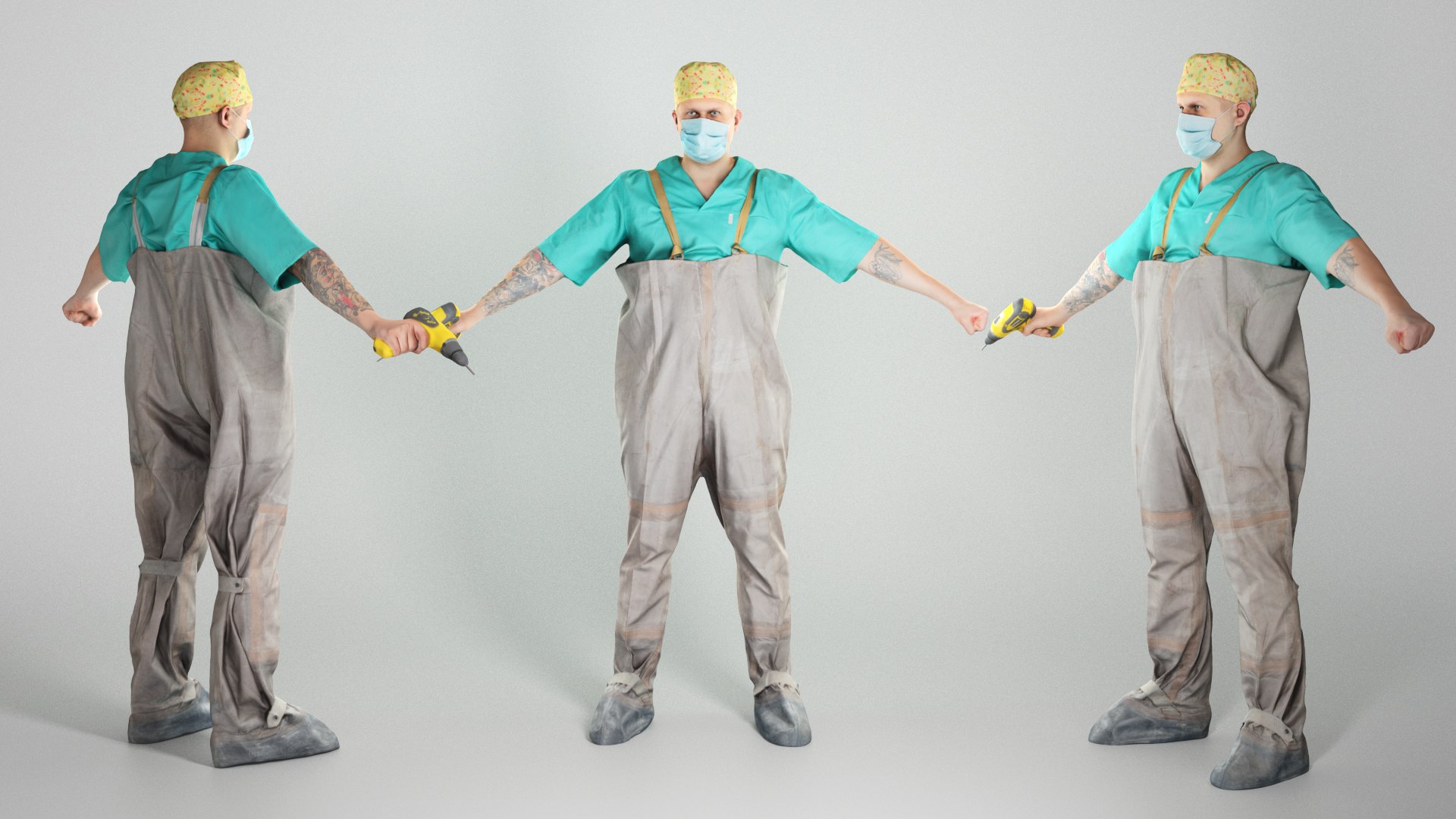 Doctor-killer Drill 3D Model - TurboSquid 1495102