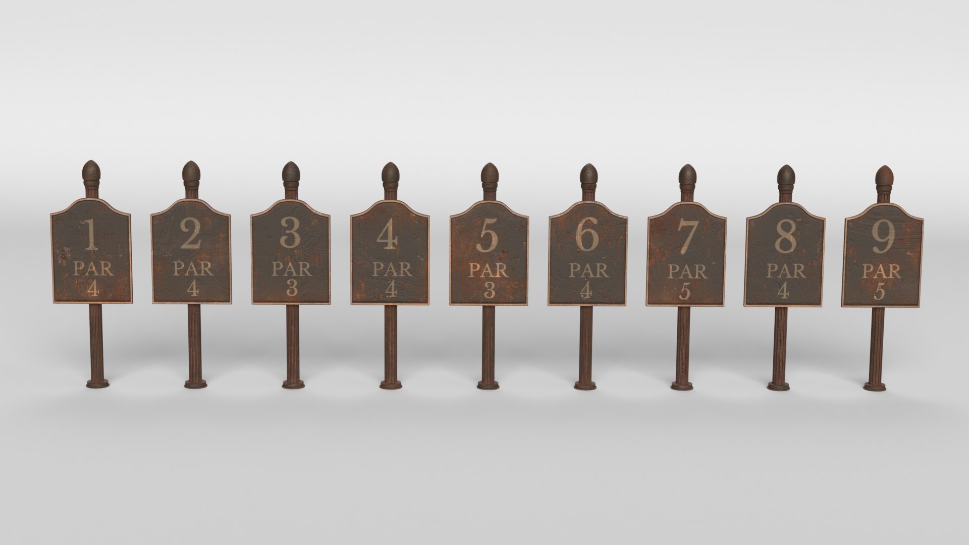 Golf course hole 3D - TurboSquid 1676921