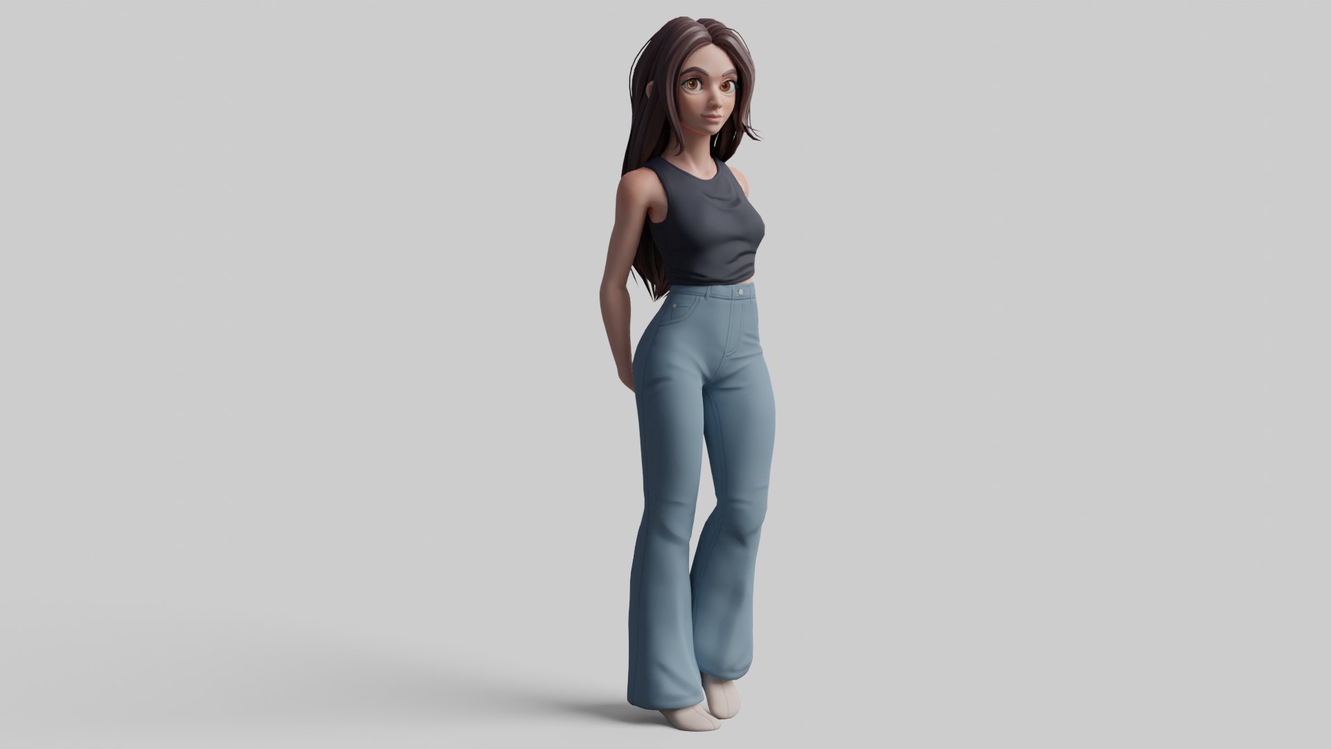 3D Stylized Girl - TurboSquid 2254082