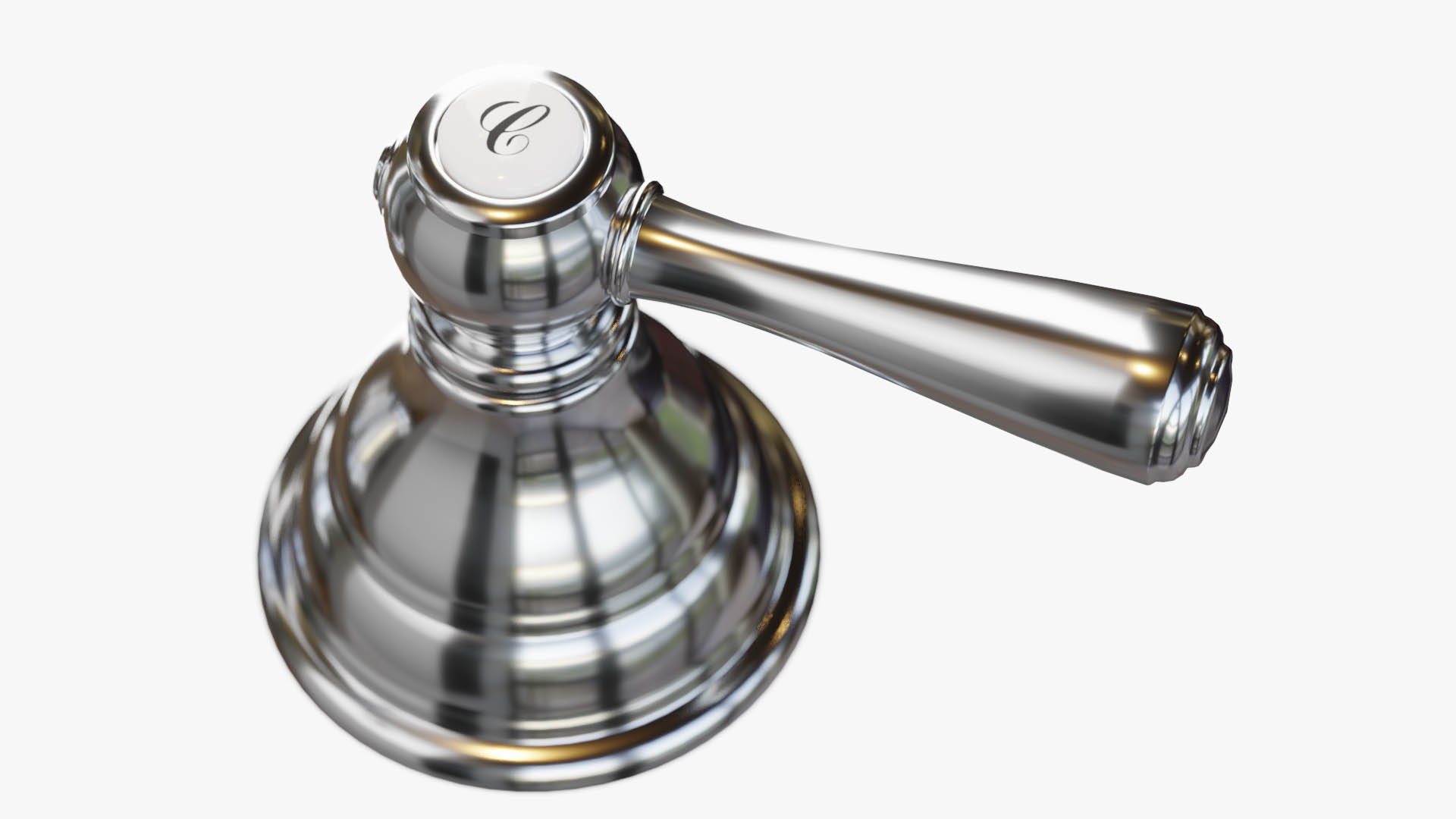 3D Model Moen Kingsley T6125 Chrome - TurboSquid 1577200