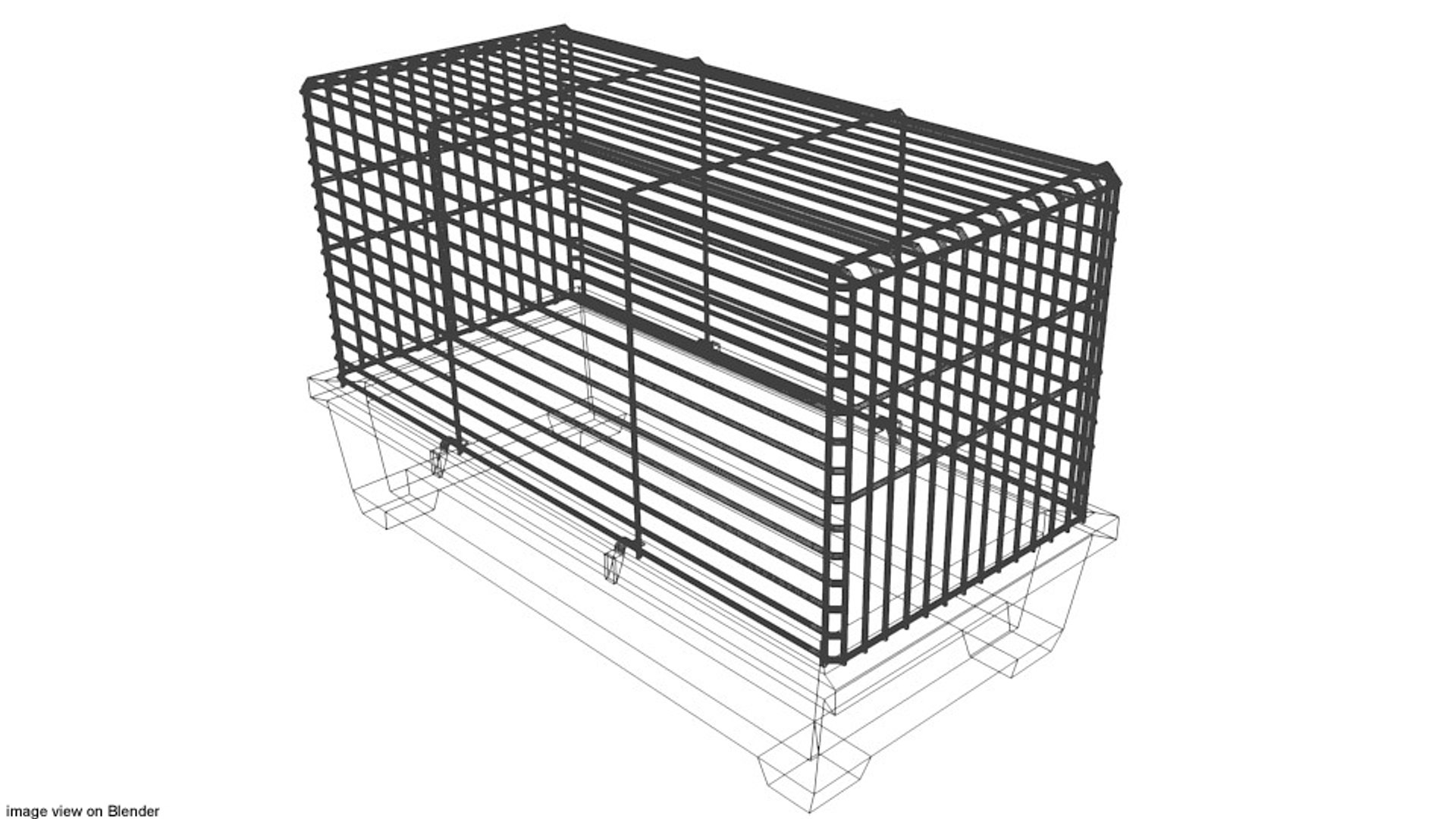 3D Model Cage Pet - TurboSquid 1177547