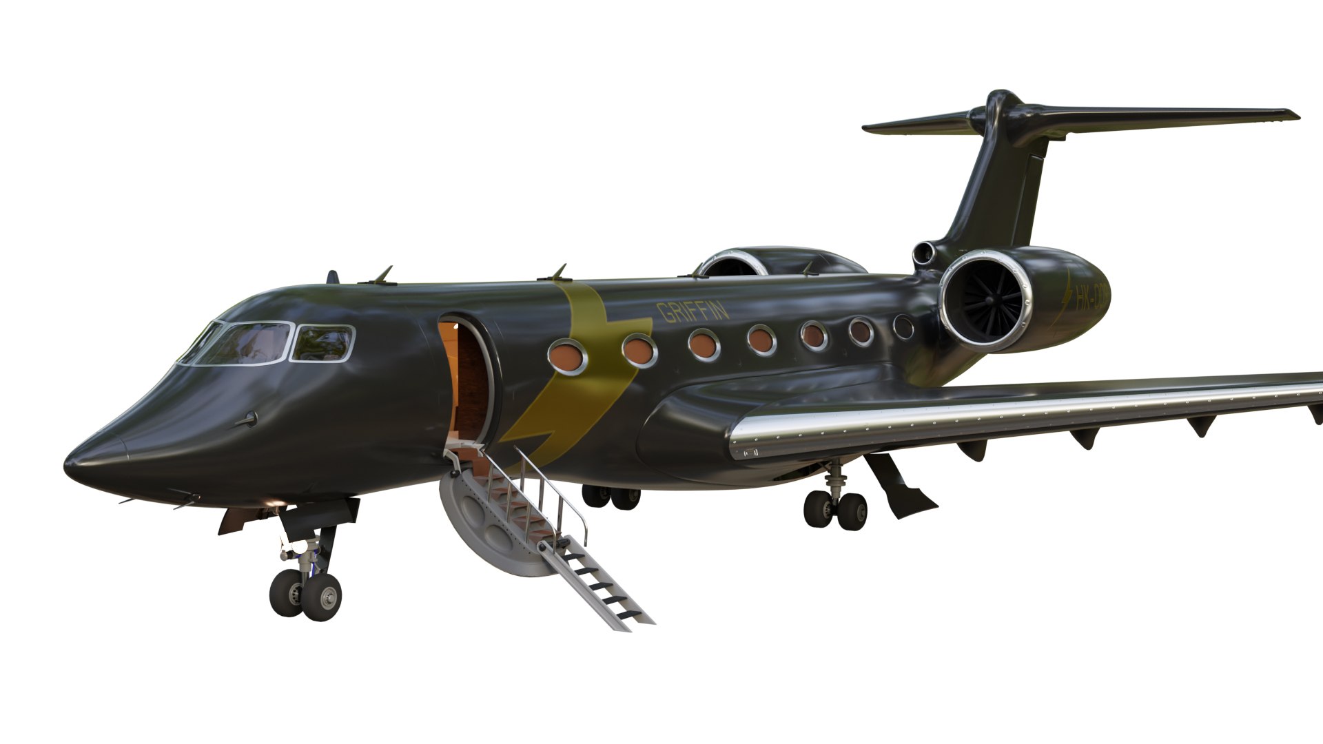 PRIVATE JET MODEL Model - TurboSquid 2141691