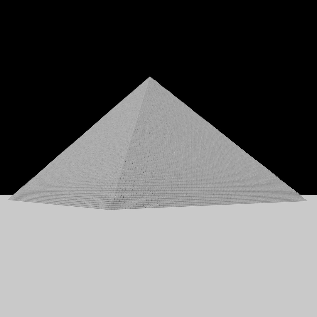 Pyramid Great Giza 3D Model - TurboSquid 1281801