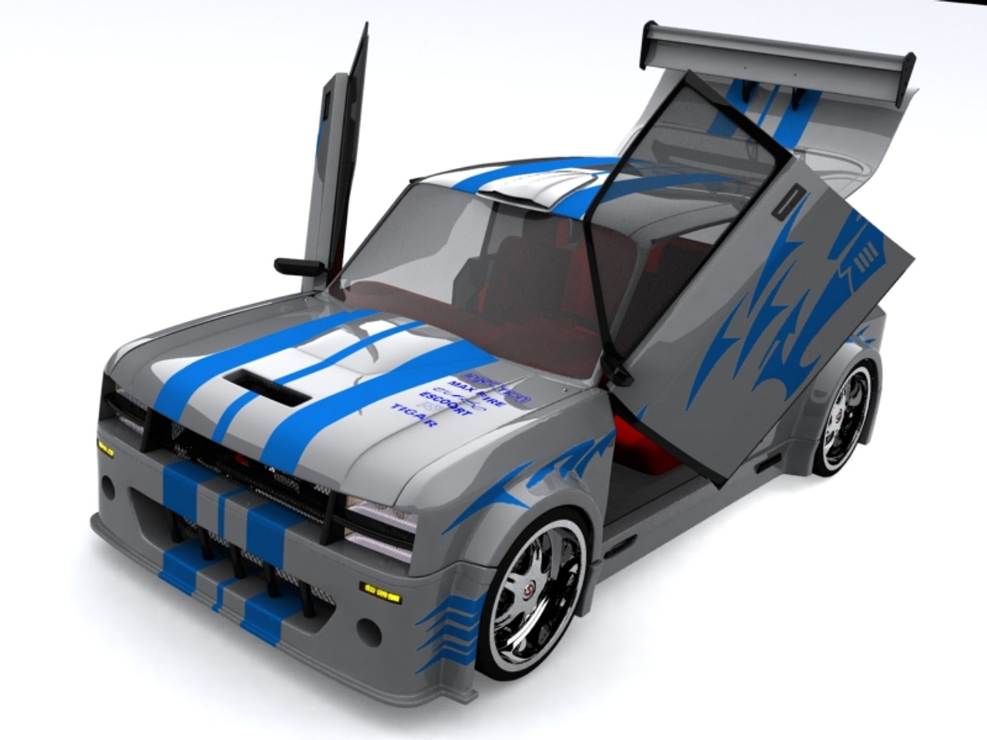 car zastava 3d model